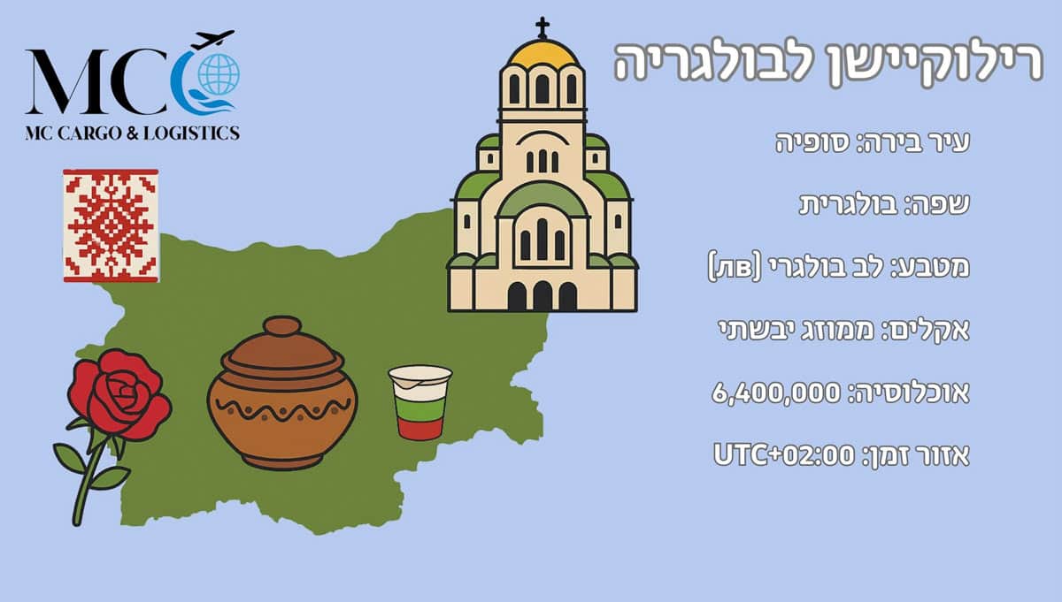 המדריך המלא רילוקיישן לבולגריה - כל תהליך ההגירה | MC Cargo